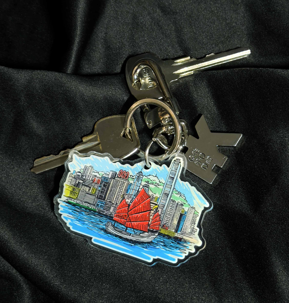 Acrylic Keychain, Clock Tower – Goods of Desire