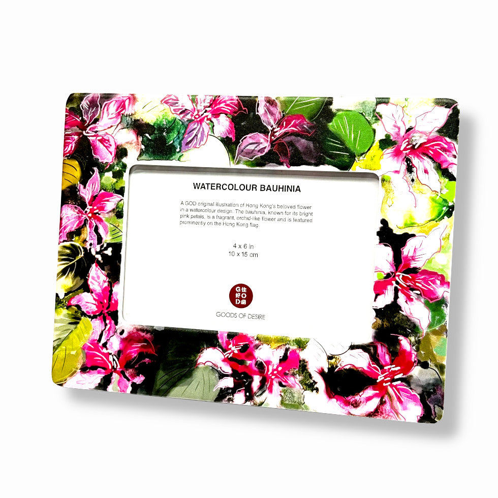 Watercolour Bauhinia Ceramic Photo Frame – Goods of Desire