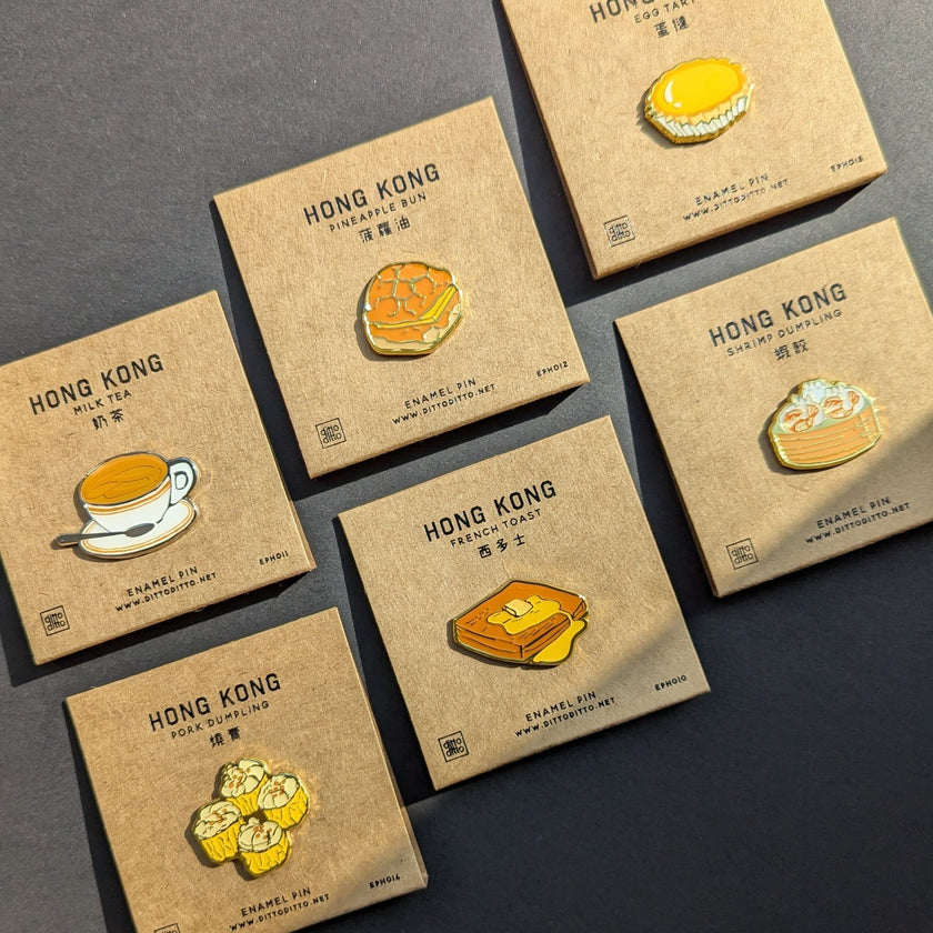 Ditto Ditto Enamel Pin - Pineapple Bun – Goods of Desire