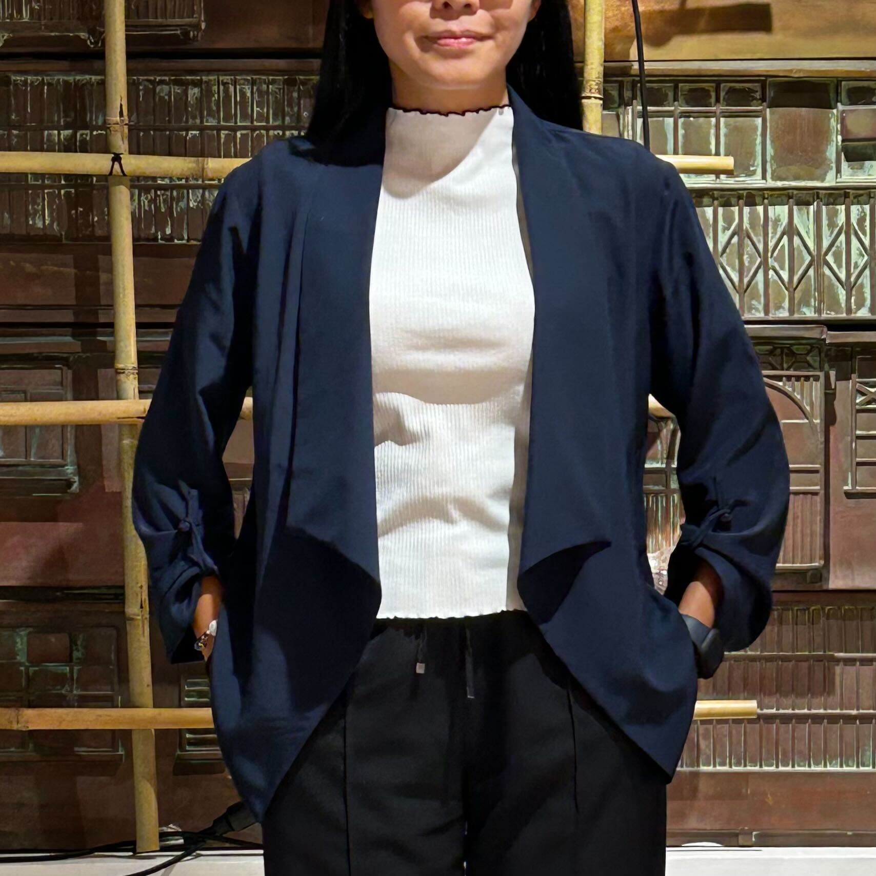 Silk Lightweight Cardigan, Midnight Blue – Goods of Desire