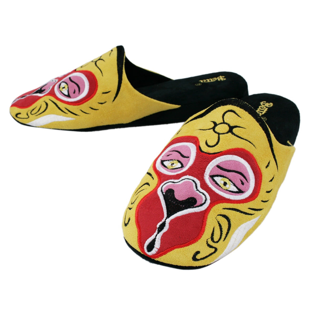 Chinese Opera Man Slippers By Betta, Yellow Sun Wukong – Goods of Desire