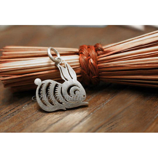 Chinese Zodiac Rabbit Charm by Silversmith – Goods of Desire