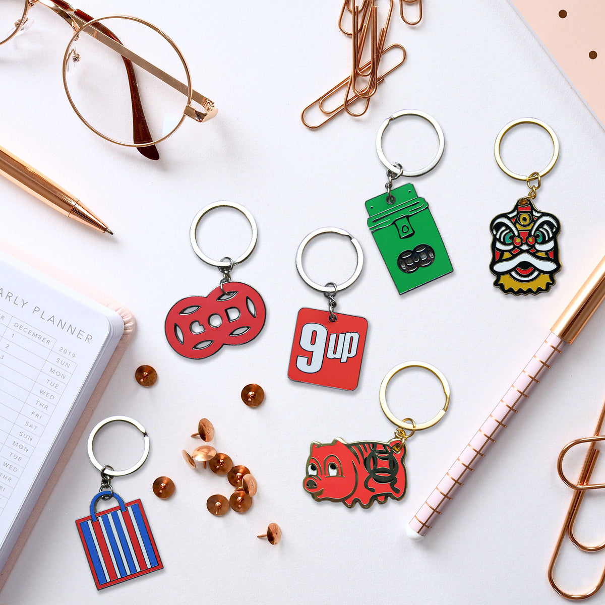 9UP Keychain – Goods of Desire