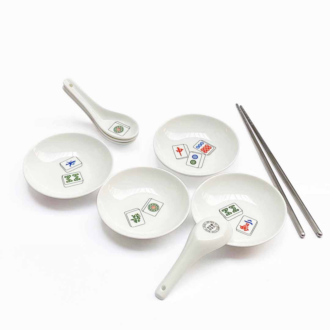 Mahjong Sauce Dish/Spoon Rest & Spoon Set | Goods Of Desire – Goods of ...